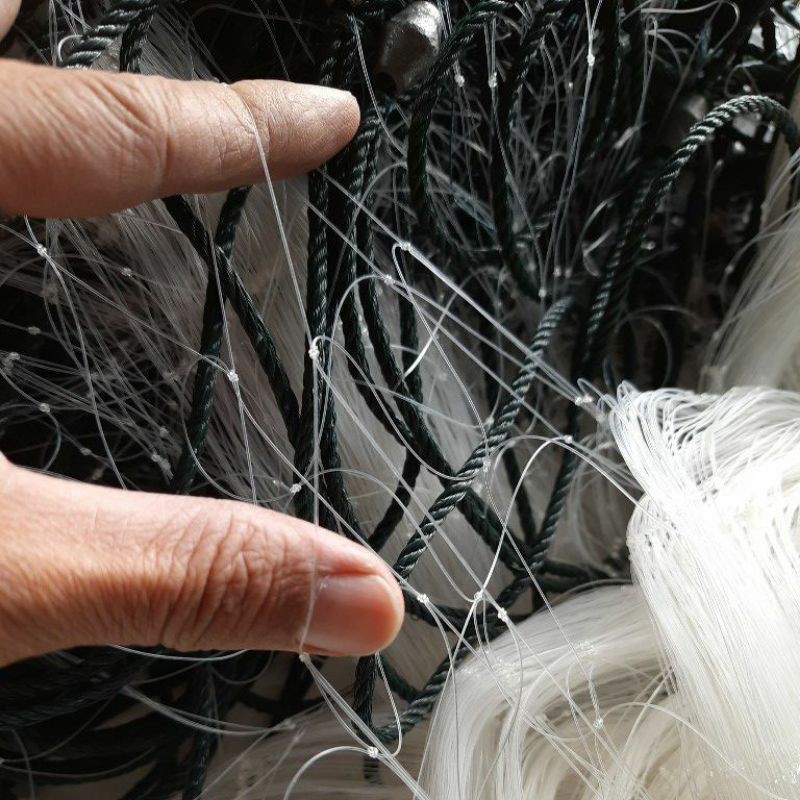 Pukat Jaring Tangsi 4 inci Siap Complete set(0.40mm x 4inch Fishing Net ...