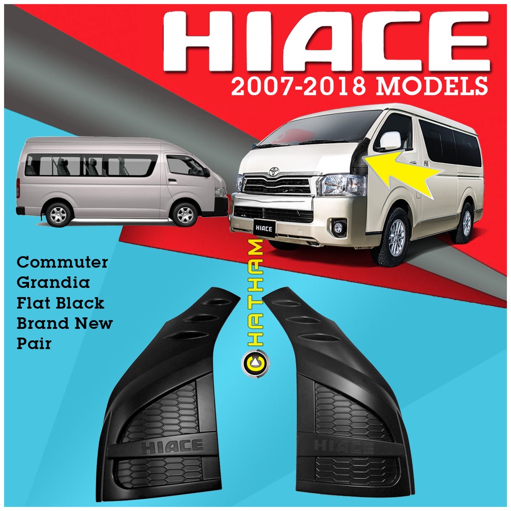 Hiace 2007 up to 2018 ( Smoothing Panel ) Commuter or Grandia Matte ...