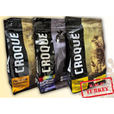Croque Dry Cat Food For cat & Kitten, 1.5kg | Shopee Malaysia