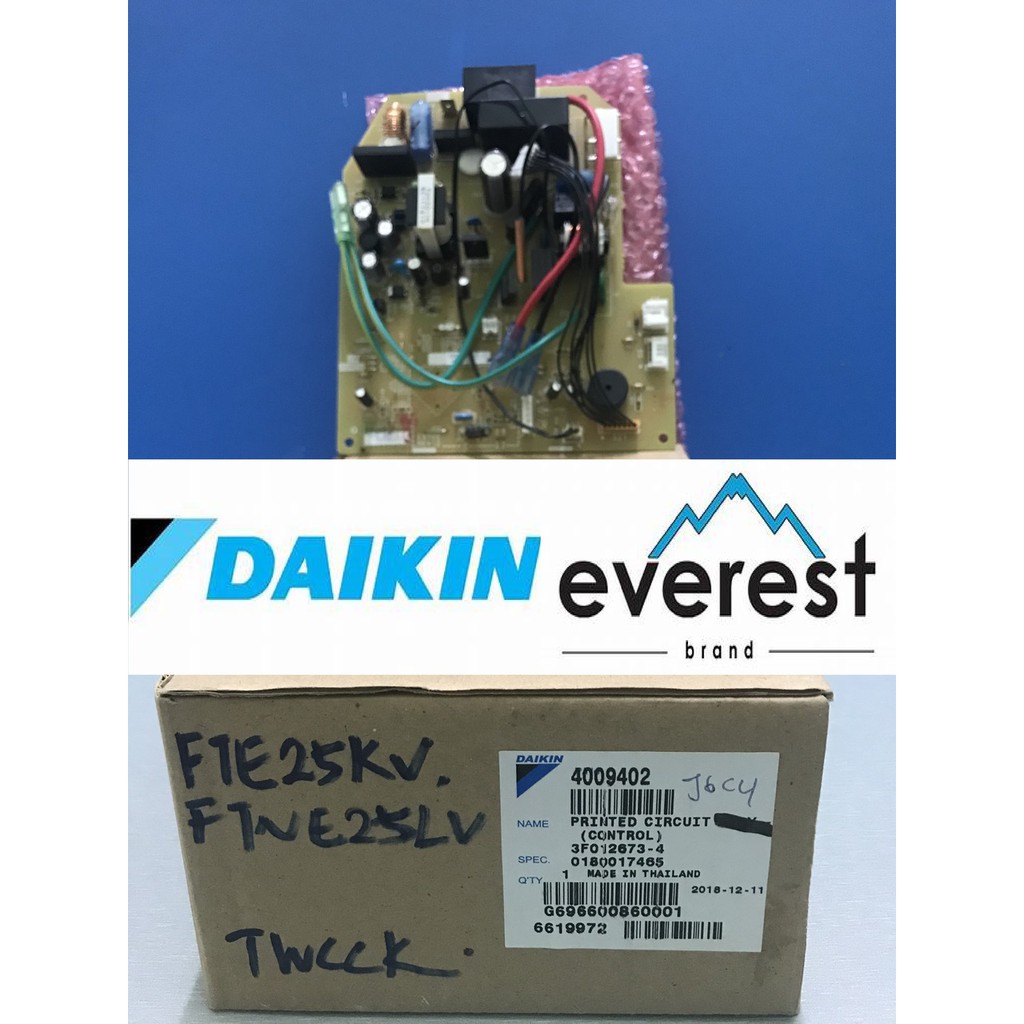 [ORIGINAL/GENUINE] DAIKIN AIRCOND IC BOARD FTE25KV1/FTNE25LV1 | Shopee ...