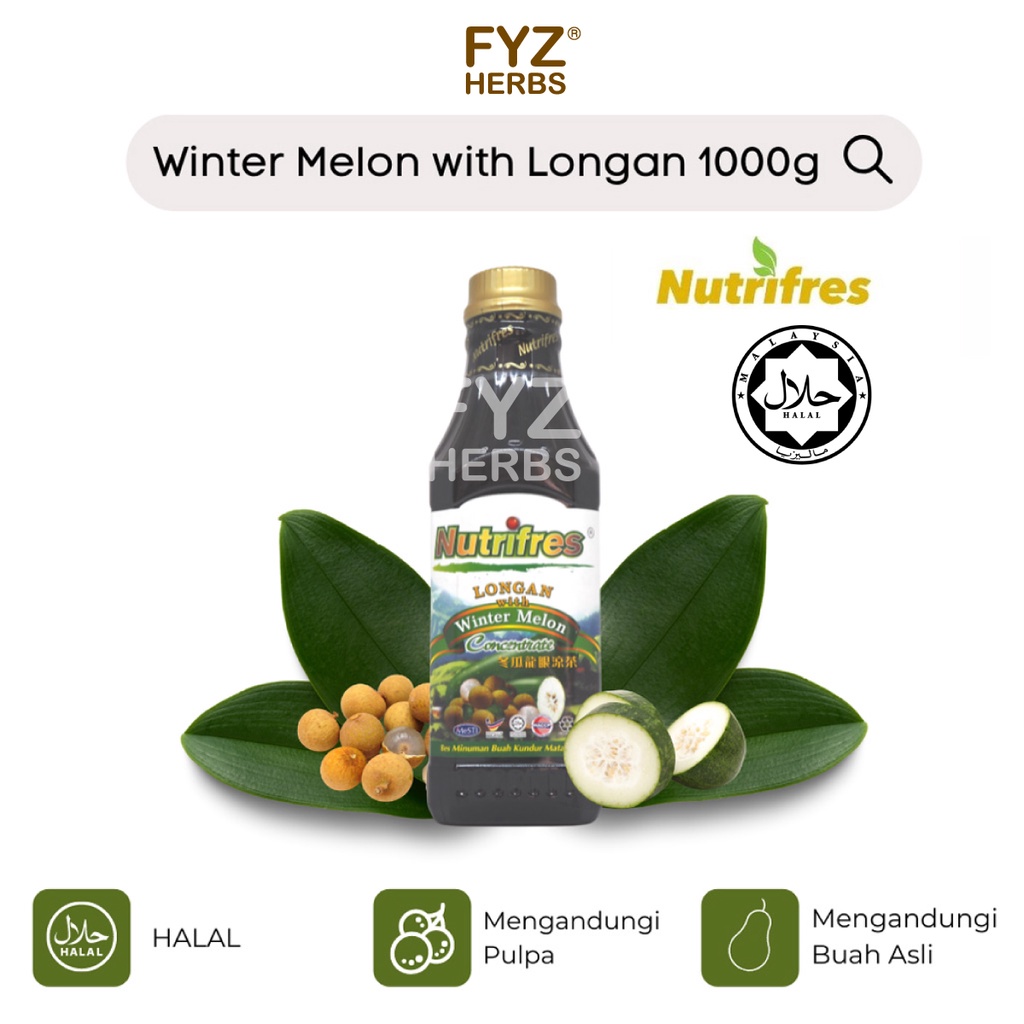 Nutrifres (With Longan) Winter Melon With Longan Fruit Juice ...