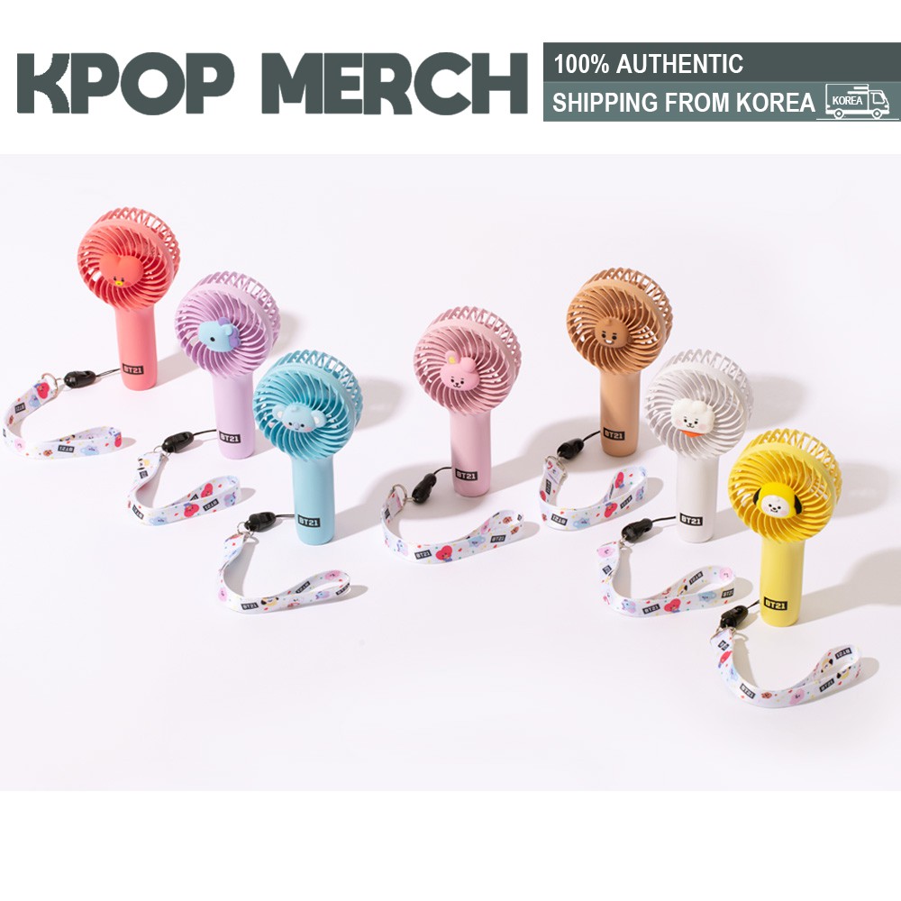 BT21 Official Baby Mini Handheld Personal Portable Fan | Shopee Malaysia