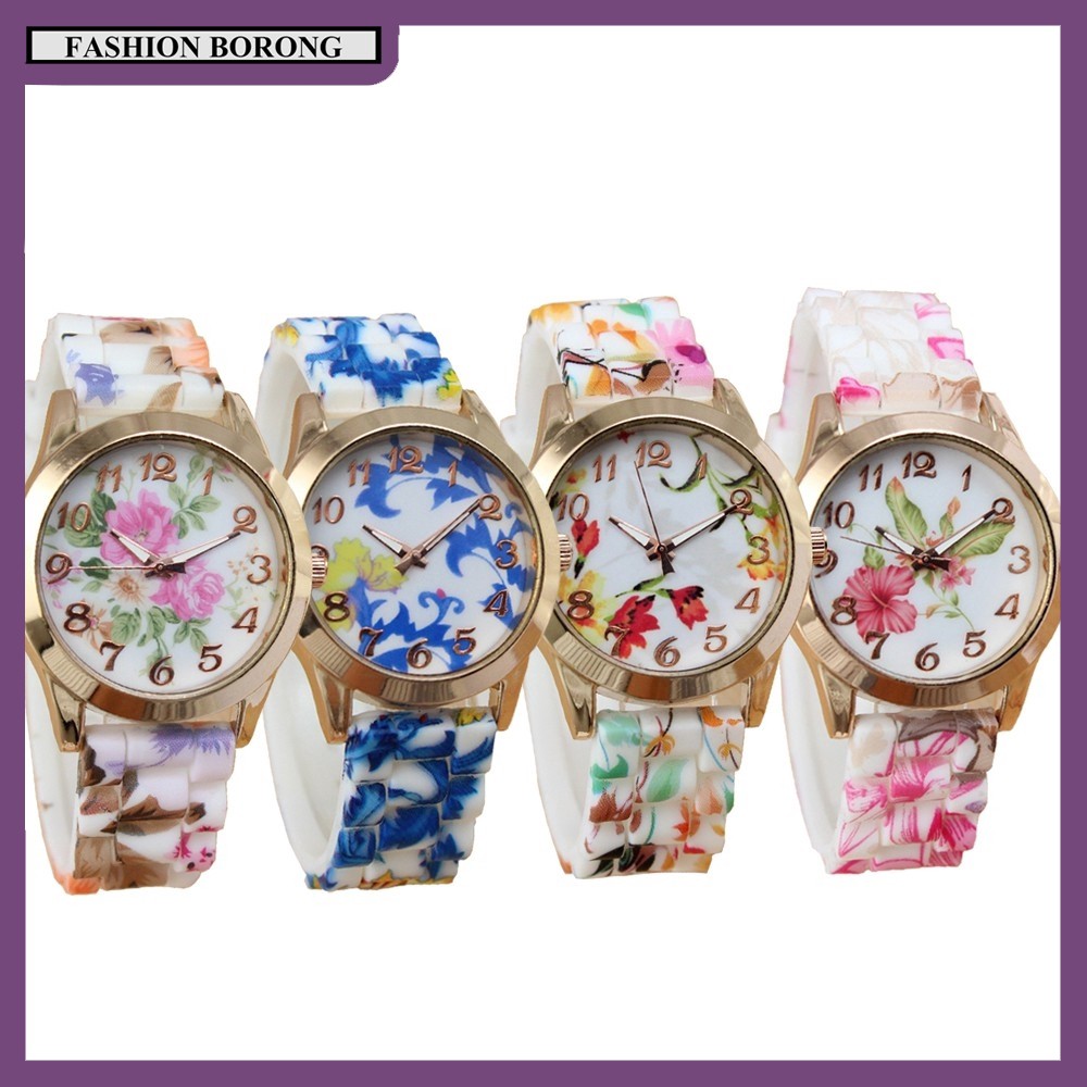 women·swatches Geneva Women Porcelain Pattern Watch | Shopee Malaysia