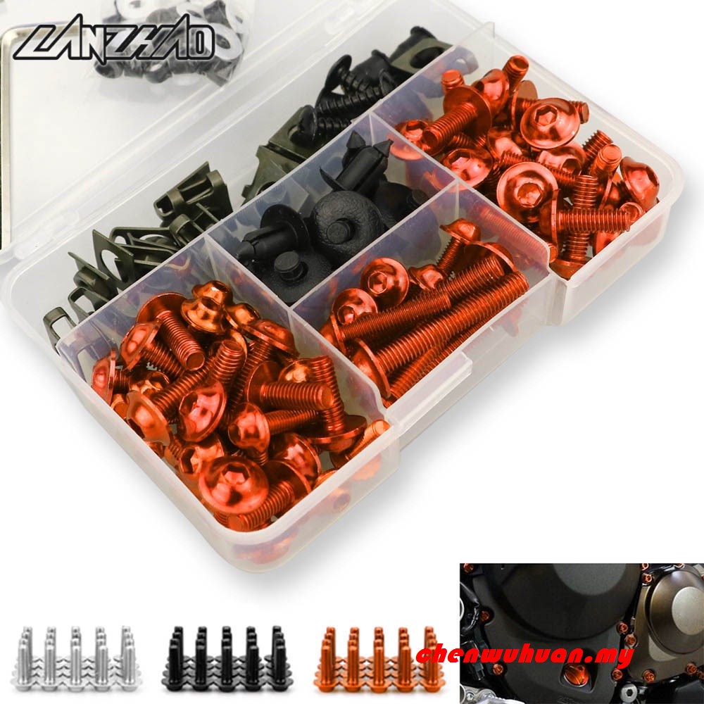 HOT SALE! Motorcycle Fairing Bolts Screw Nut Clip Kit Bodywork For KTM ...