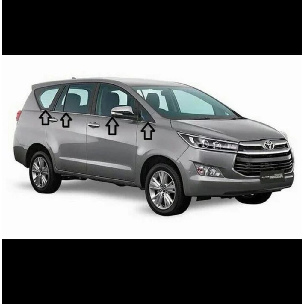 List Of toyota ALL NEW inova innova innova REBORN 2016 To 2023 CHROME ...