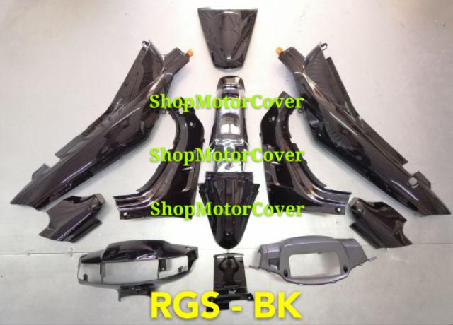 SUZUKI RGS / RG SPORT BODY COVER SET 099 FULL HITAM (HLD) MADE IN ...