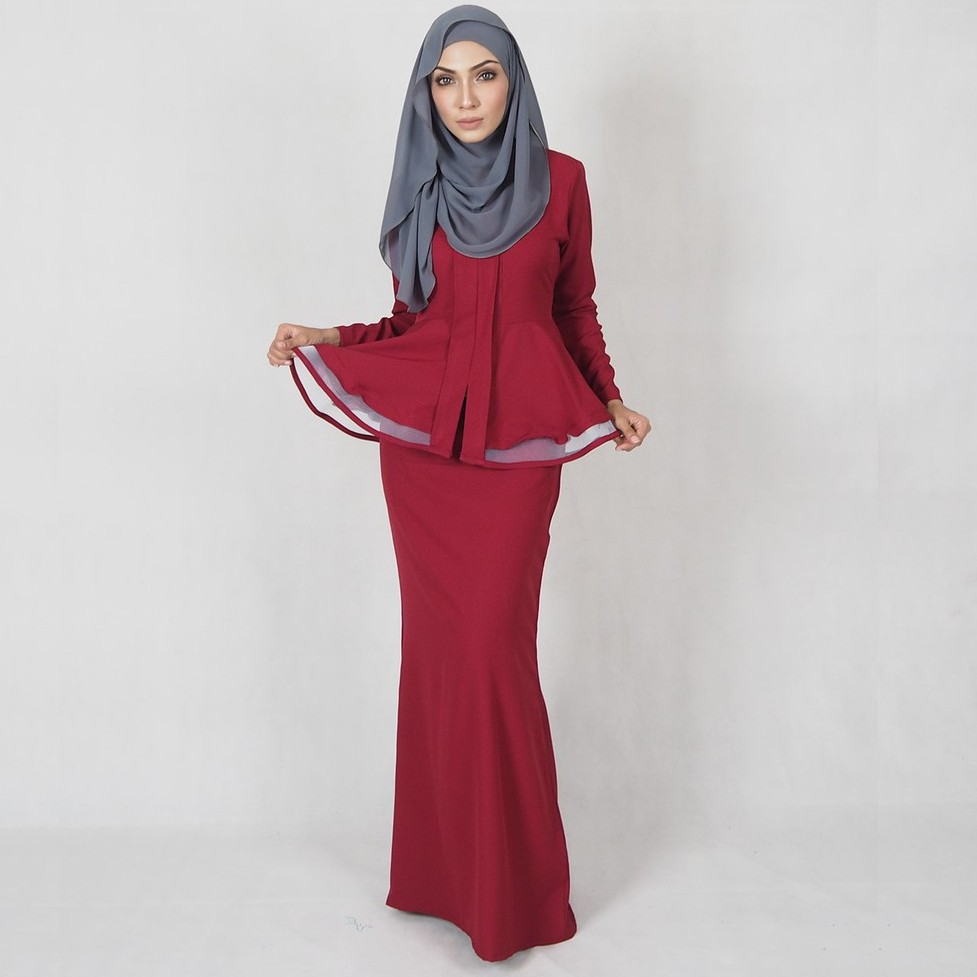 [Plus Size Promo] Muslimah Kebaya Moden / Baju Raya 2024 Viral / Baju ...