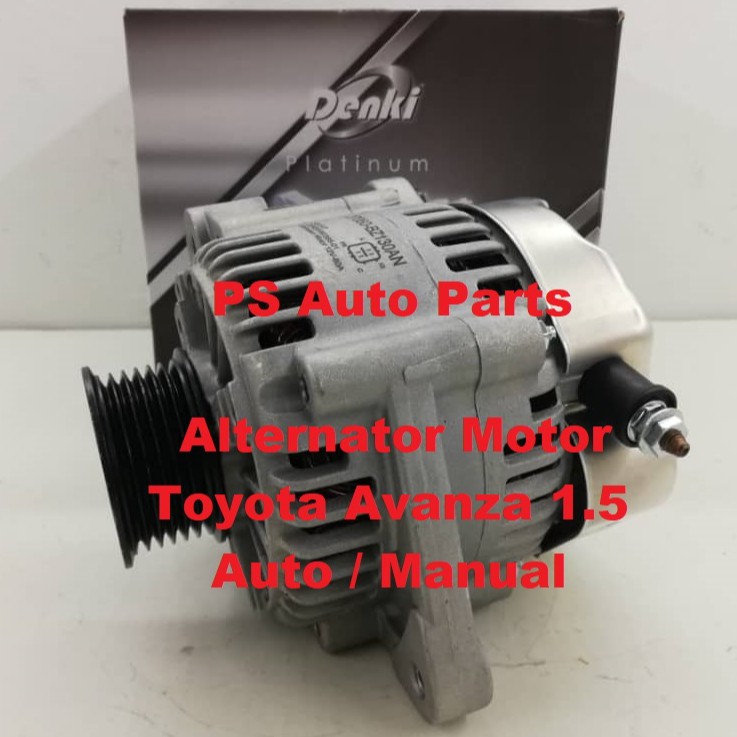 Toyota Avanza 1.5 Auto / Manual Alternator Motor MF Type I/F 12V 80A ...