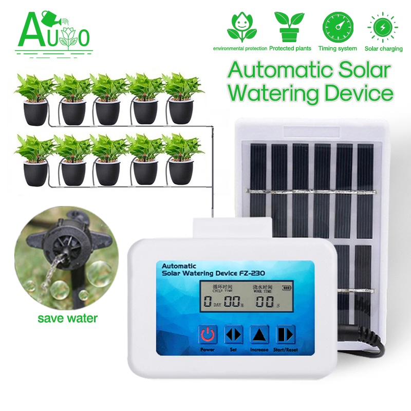 Drip Irrigation Solar watering System Outdoor Garden Automatic Watering ...