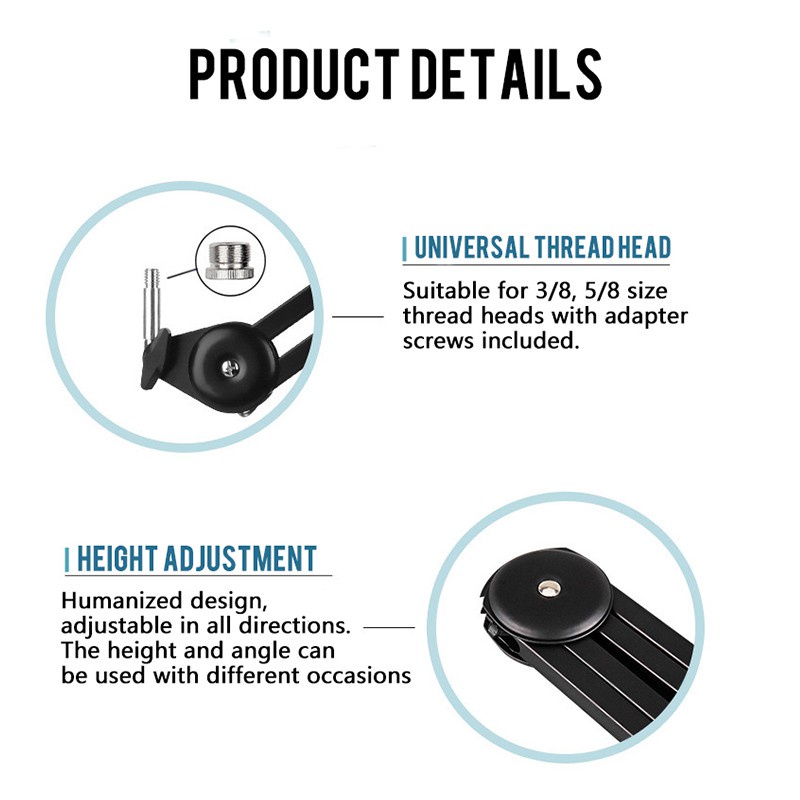 Upgraded Mic Stand Compatible with Blue Yeti Snowball Blue Yeti Nano ...