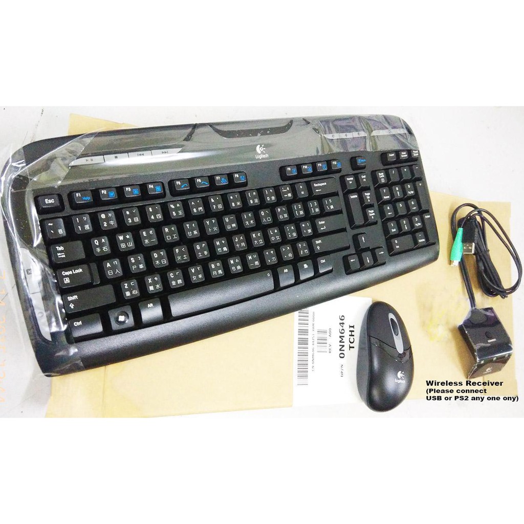 Logitech EX110 EX 110 Wireless Keyboard & Mouse Combo set (old stock ...