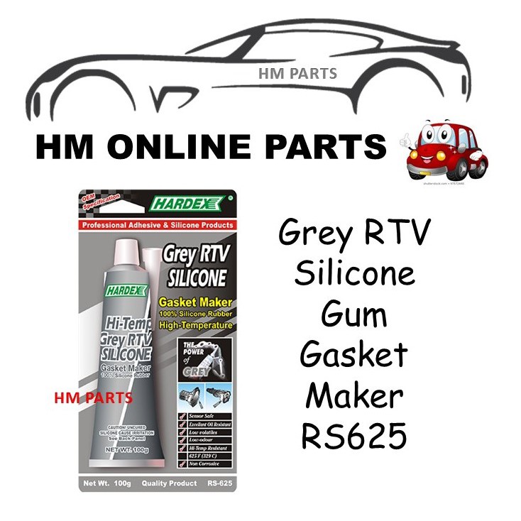 Hardex Grey RTV Silicone Gasket Gum (100g) | Shopee Malaysia