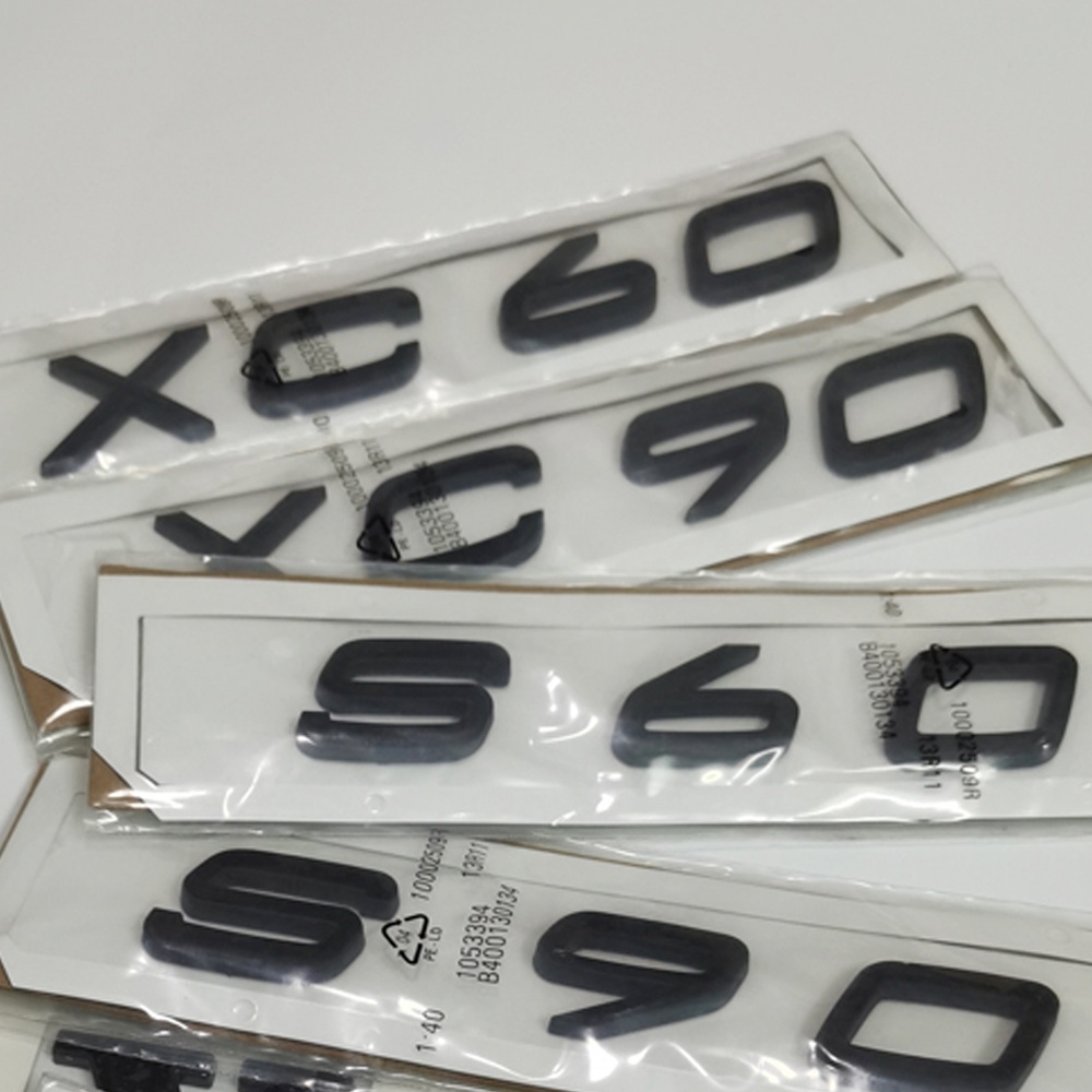 For Volvo Trunk Sticker Label Logo Volvo Sticker For Volvo XC60 XC90 ...