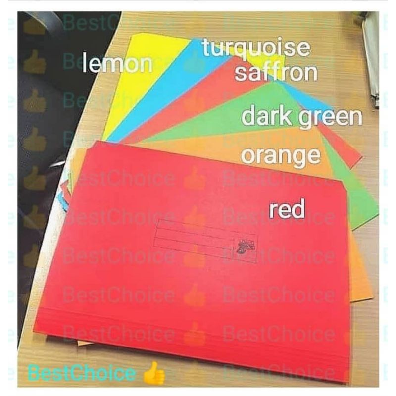 Deep Colour A4 Manila Card Pocket File | Shopee Malaysia
