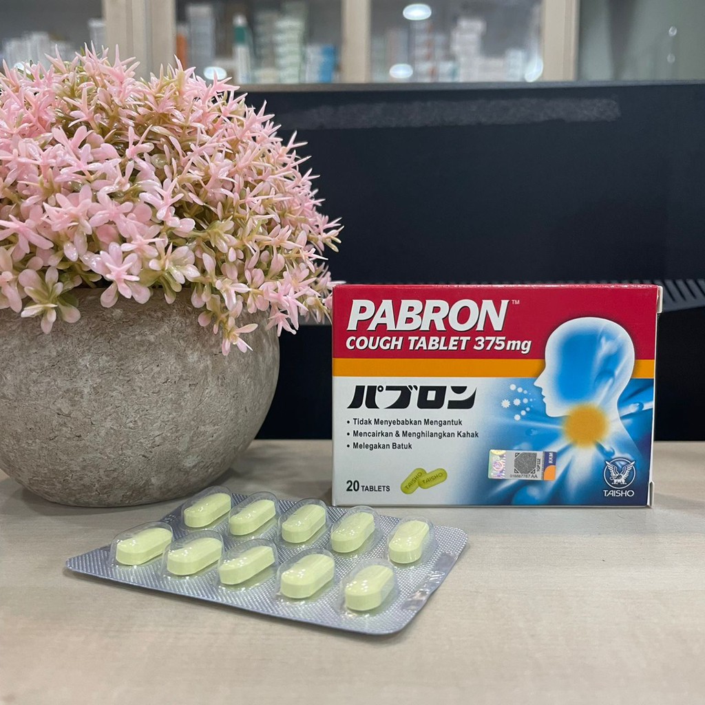 Pabron Cough Tablet 375mg 20's/ Cough Syrup Kids 100mg/5ml 120ML/ Cough ...