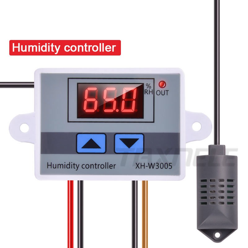 w3005 Digital Humidity Controller 12V 24V 220V Humidistat Hygrometer Humidity sensor controller ...