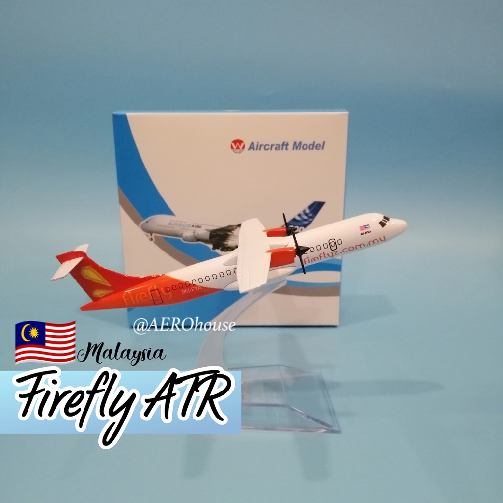 Latest Aeroplane/124 Aircraft Model- Firefly ATR Malaysia Airlines two ...