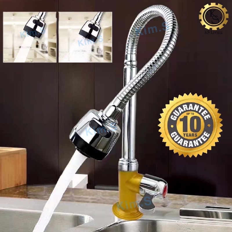 Kim.S Kitchen Sink Faucet PVC Tap Water Tap Sink Tap Zinc Alloy Tap ...