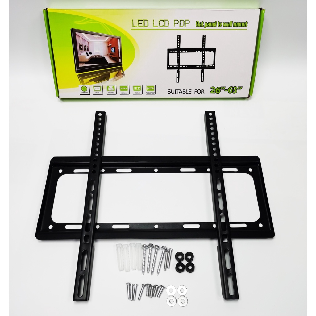 Universal TV Wall Mount Bracket Fixed Flat Panel TV Stand Holder Frame ...