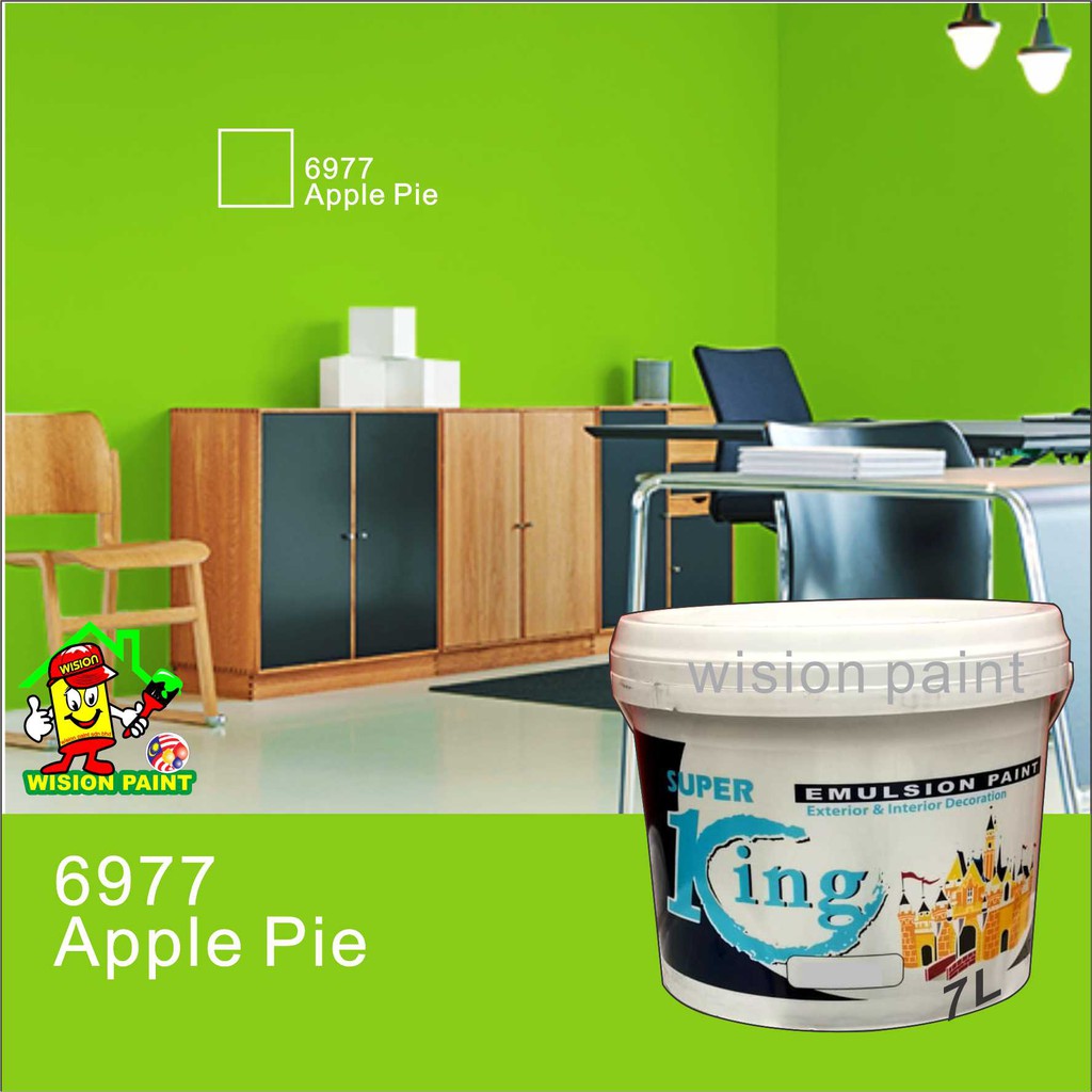 SANCORA PAINT ( 6977 APPLE PIE 7L ) SUPER KING Quality Latex Emulsion ...