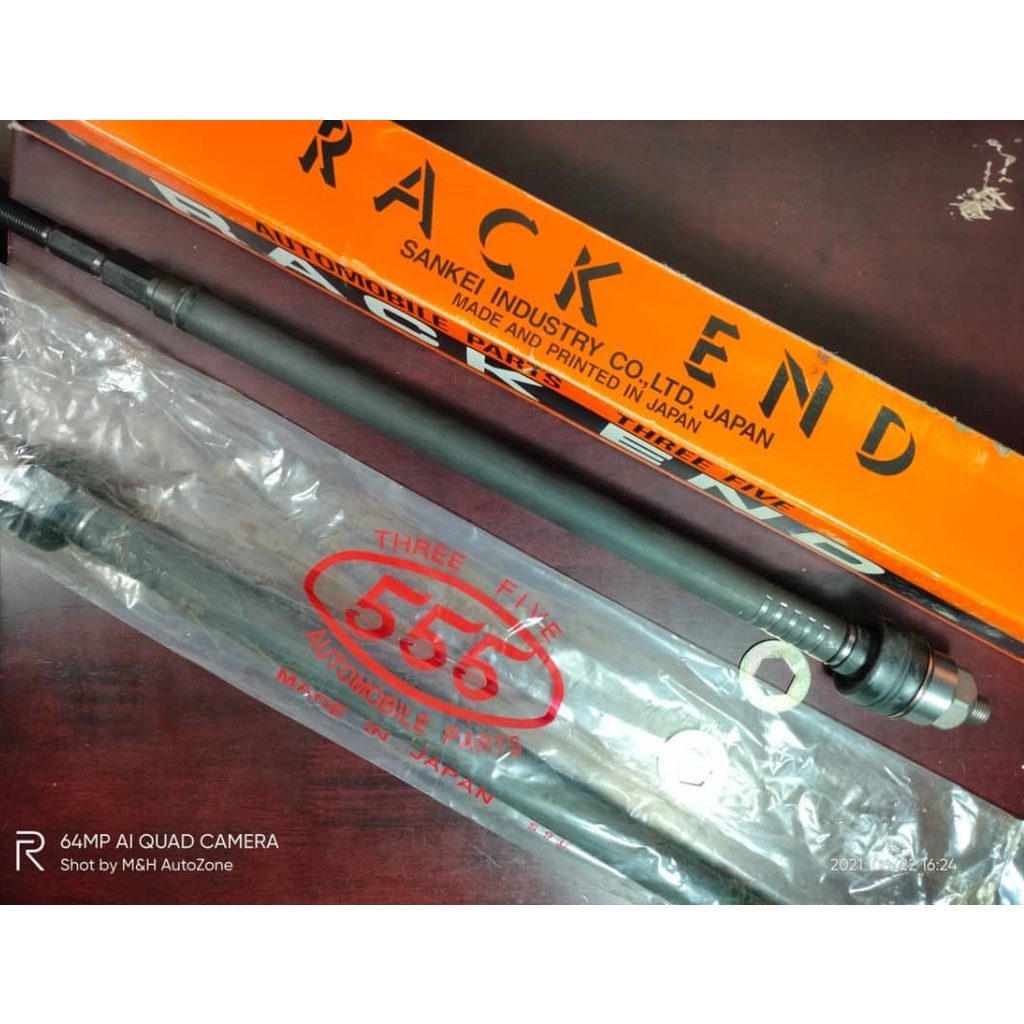 JAPAN 555 SANKEI STEERING RACK END SET HONDA CIVIC 1.7 S5A (2PCS) - [SR ...