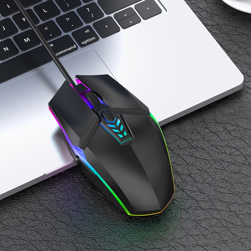 Wired Gaming Mouse 3200DPI Gaming Mouse Backlight Ergonomic USB Optical Computer Mouse Game Pc ...