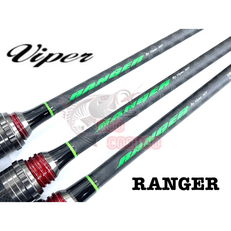 2022 VIPER RANGER SPINNING BAITCASTING FISHING ROD | Shopee Malaysia