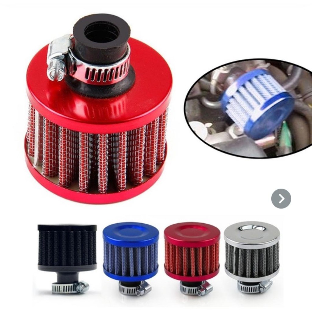 UNIVERSAL 13MM CAR COLD AIR INTAKE FILTER KIT CRANKCASE VENT y15zr ex5 ...
