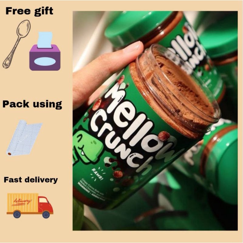 🔥 New 🔥 READY STOCK MELLOW CRUNCH MILO [🥄FREE SPOON + FREE TISSUE ...
