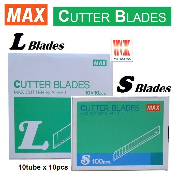 MAX CUTTER BLADES ( S / L BLADES ) | Shopee Malaysia