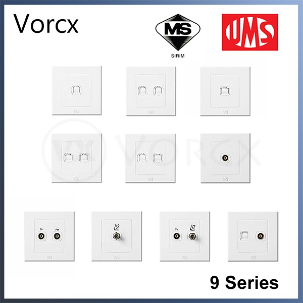UMS 9 Series Switches and Socket Outlet | Shopee Malaysia