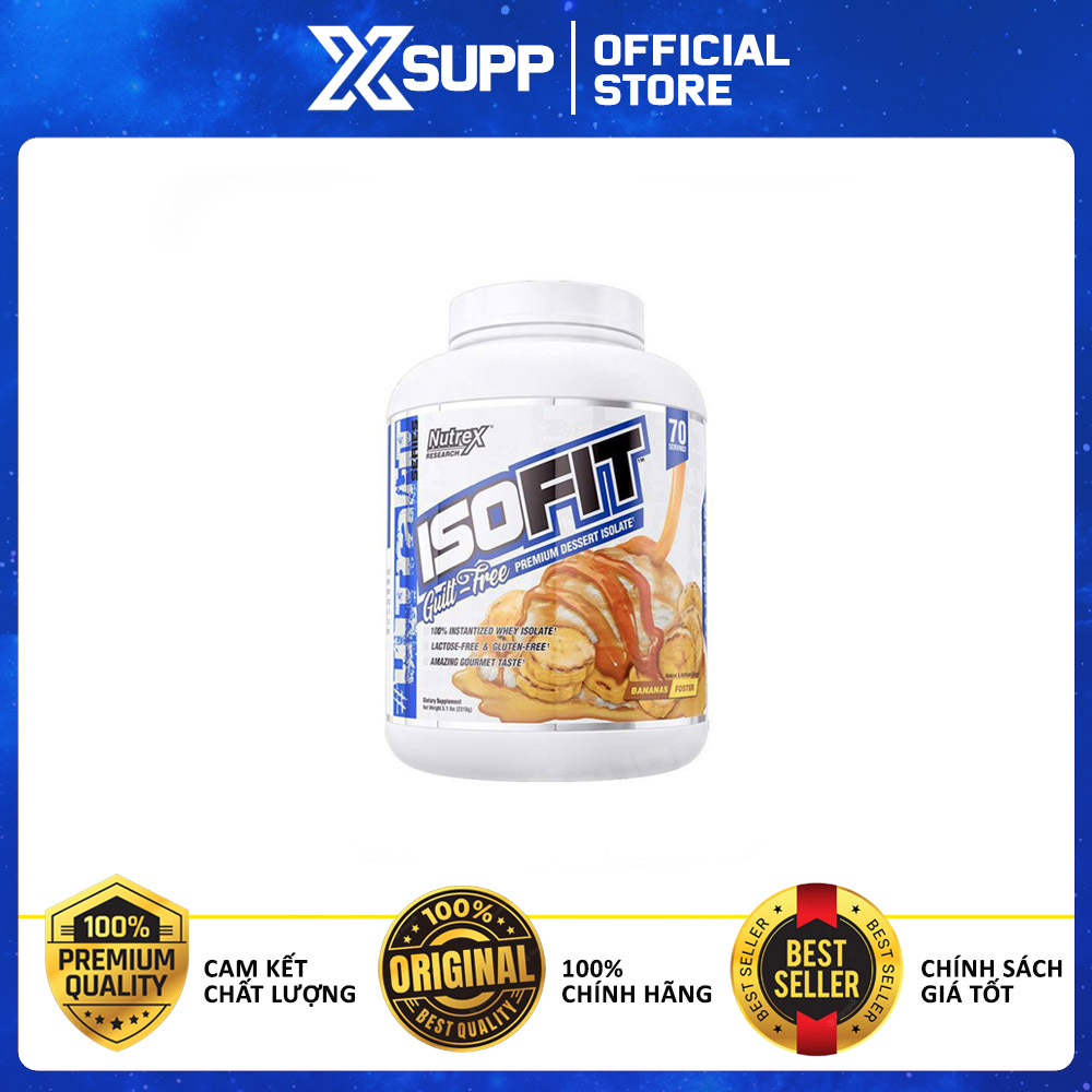 Nutrex Isofit - Whey Protein Isolate Milk 100% Iso Fit 5 lbs | Shopee ...