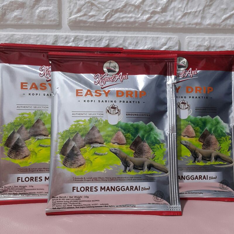 Kapal Api Easy Drip Flores Manggarai Blend Practical Filter Coffee ...