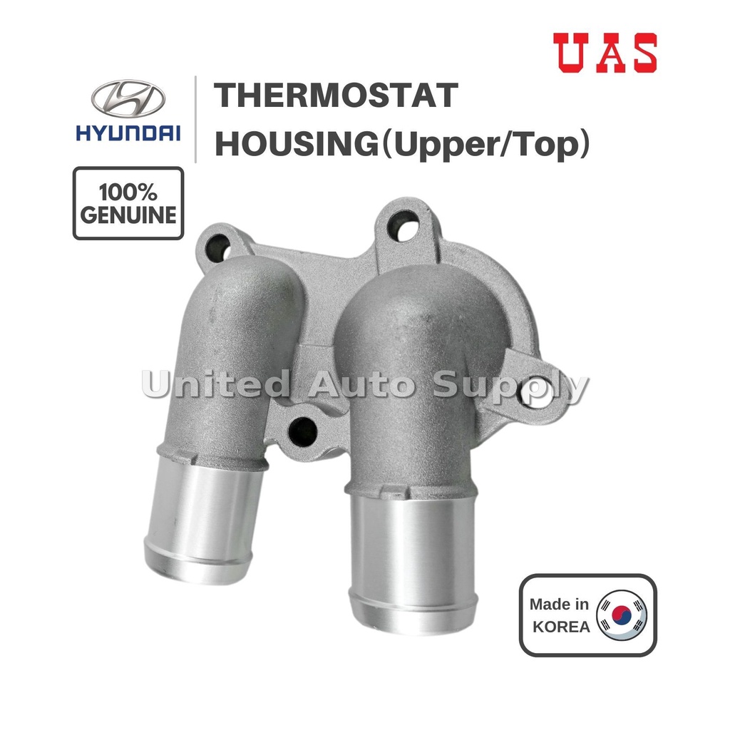 Hyundai Thermostat Housing Top Inlet For Matrix Getz 1.4 1.6 Rio JB ...