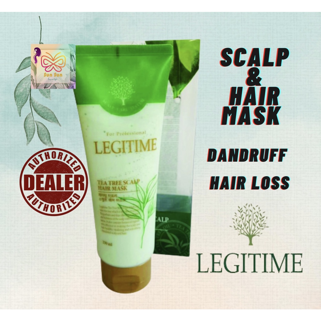 [KOREA] Legitime Tea Tree Scalp Hair Mask - Treatment for Dandruff ...