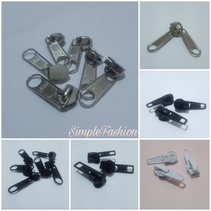 #5 Zipper Head Slider / Kepala Zip / Kepala Zip Auto Lock / Kepala Zip ...
