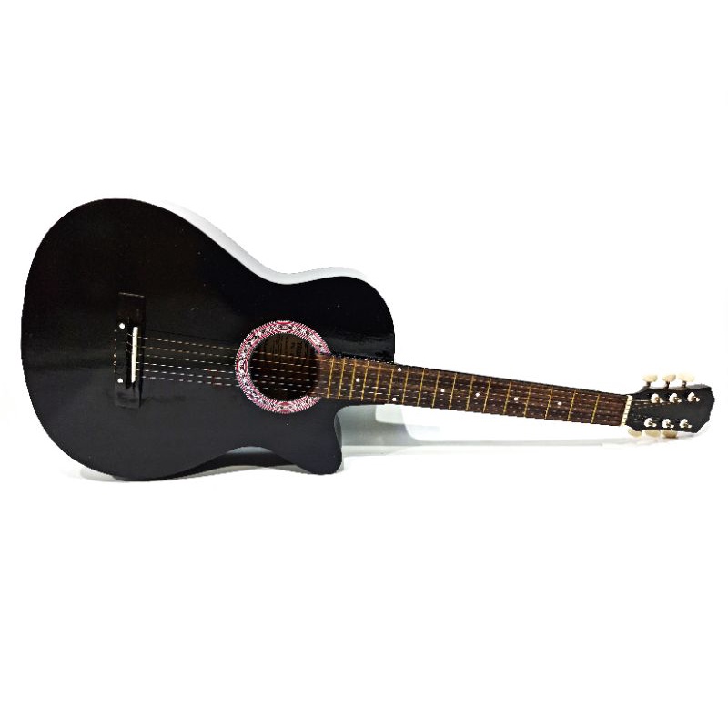 HITAM Yamaha Brand Acoustic Guitar Black Color String String String For ...
