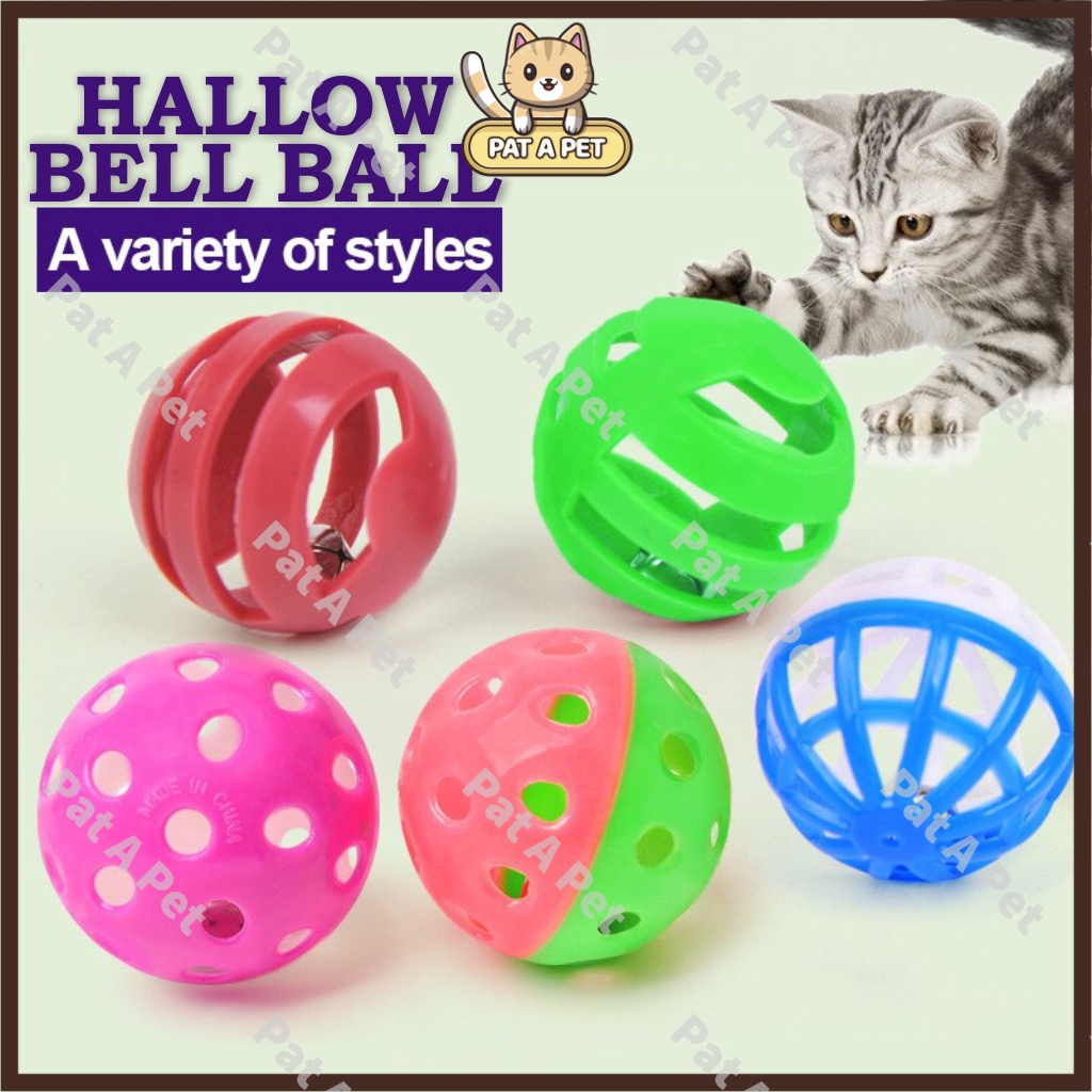 Mainan Kucing Bola Kucing Cat Colorful Fun Bell Ball Interactive Toy ...