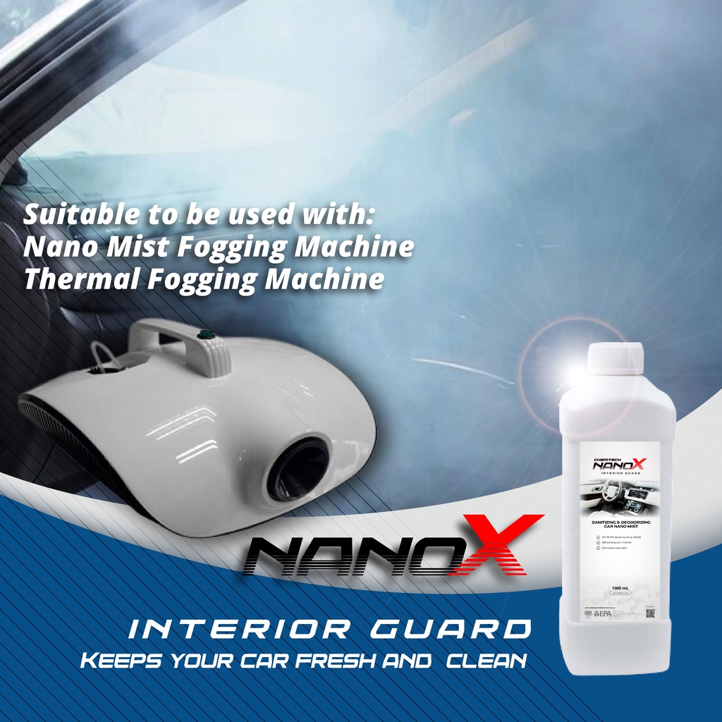 Nano X | Interior Car Sanitizing & Deodorizing | Nano Mist Fogging ...