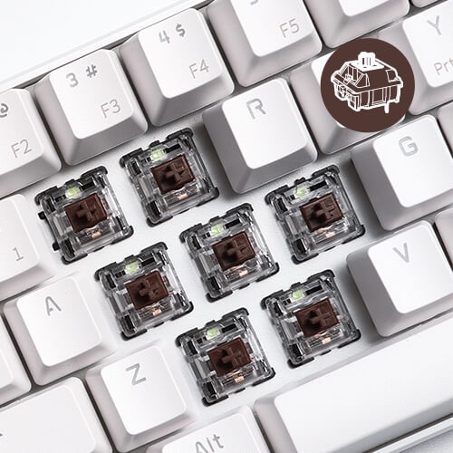 RK Cherry MX Brown Switch Royal Kludge Mechanical Keyboard SMD LED ...