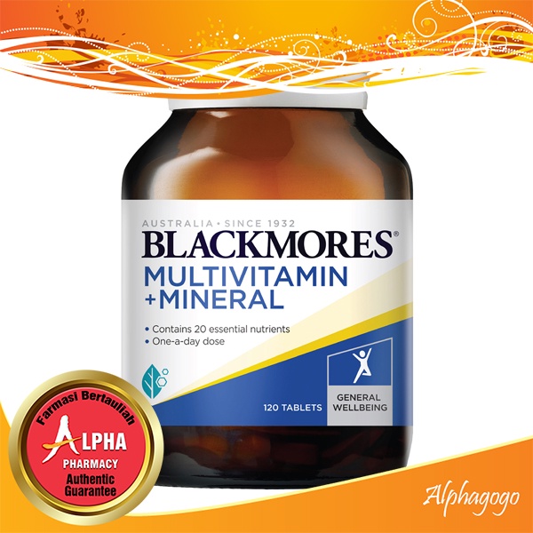 Blackmores Multivitamin + Mineral (30 Tablets / 60 Tablets / 120 Tablets) | Shopee Malaysia