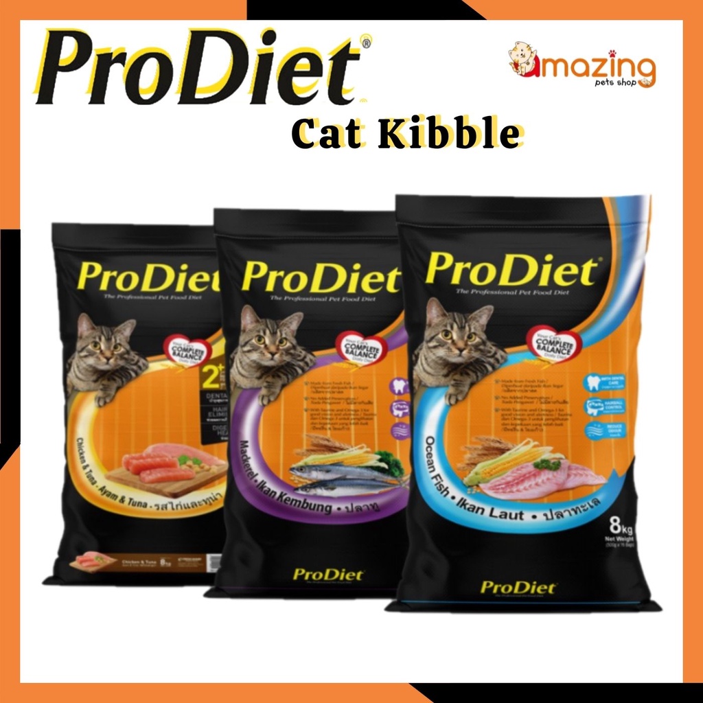 ProDiet Cat Kibble/ Dry Cat Food (8KG) | Shopee Malaysia