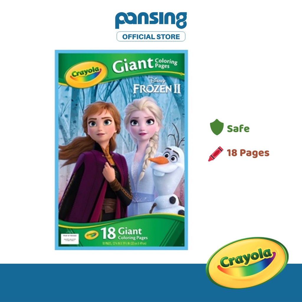 Crayola Frozen Giant Coloring Pages | Shopee Malaysia