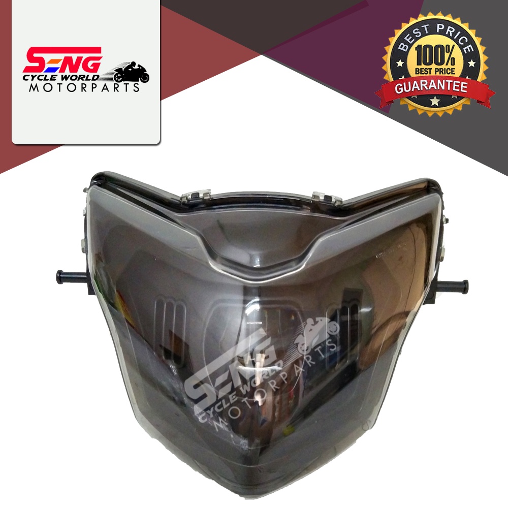 YAMAHA LC135 NEW V2/ V3/ V4/ V5/ V6/ V7 HEAD LAMP LED ZHIPAT 2022 BLACK SMOKE | Shopee Malaysia