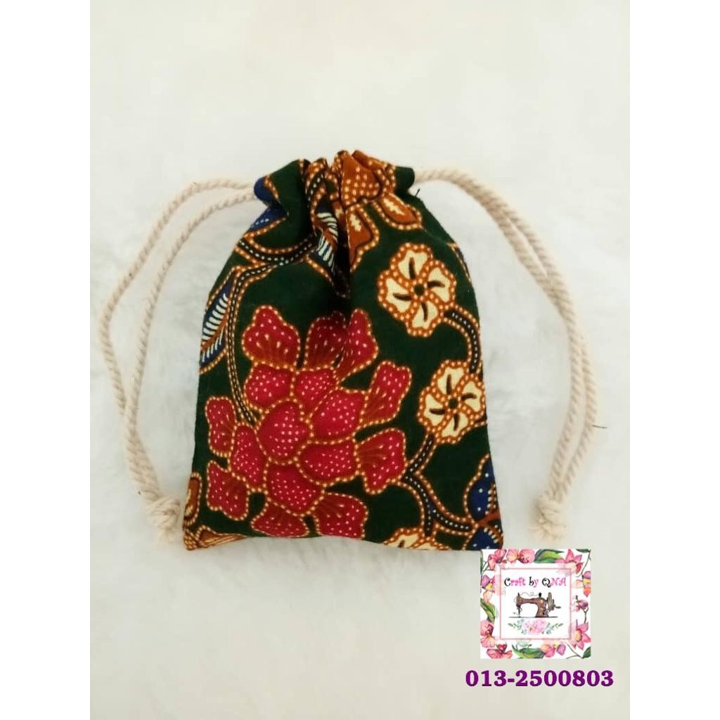 Beg Uncang(mini) / Doorgift Beg Batik Handmade / Bekas Telur / Bekas ...