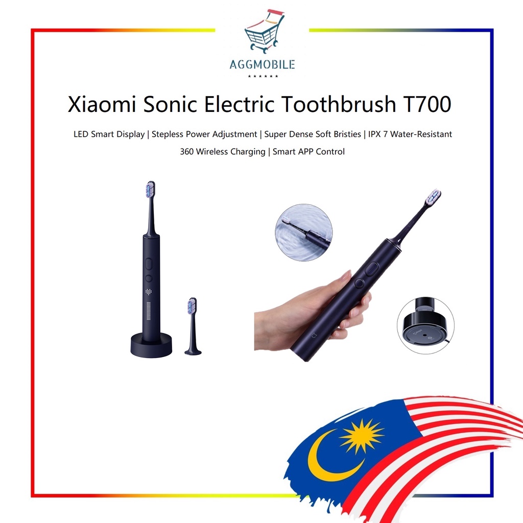 Xiaomi Sonic Electric Toothbrush T700 > LED Smart Display > Wireless ...