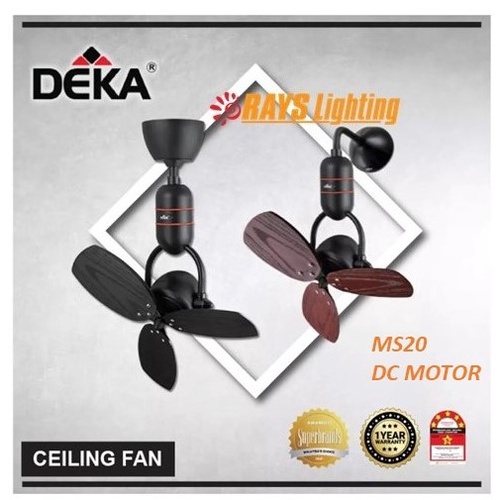 DEKA FAN MS20 DESIGNER WALL/CEILING FAN DCMOTOR 20INCH | Shopee Malaysia
