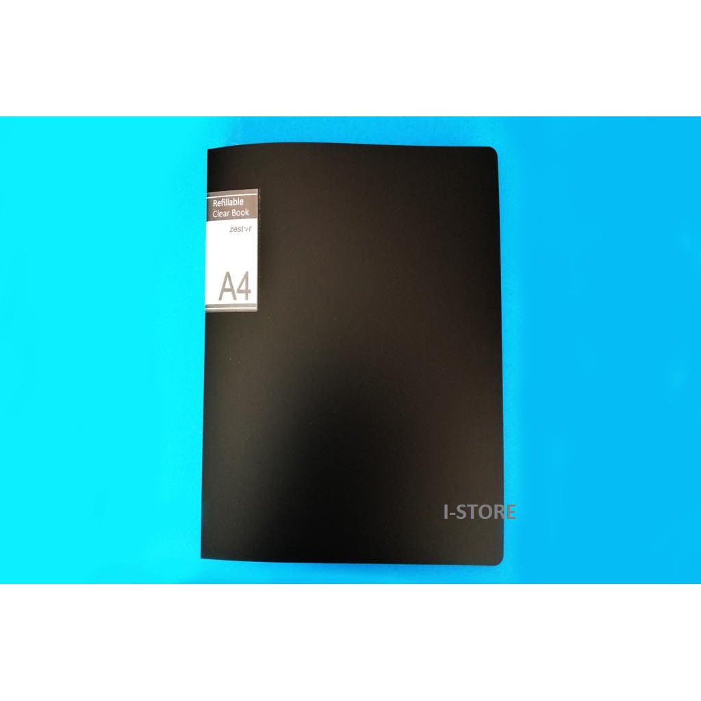 Black Colour A4 File Clear Holder with 10 pieces of Sheet Protector ...