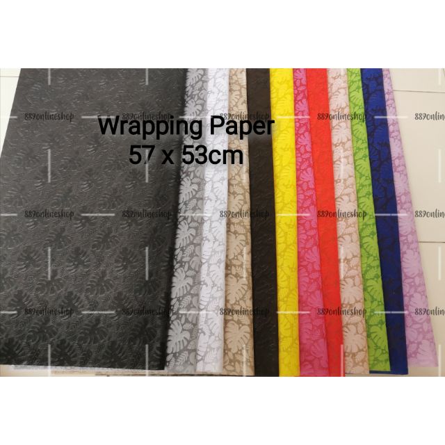 📢Readystock 📢🔥Offer🔥Wrapping Paper Non-Woven X 20pcs (Tissue Kualiti ...