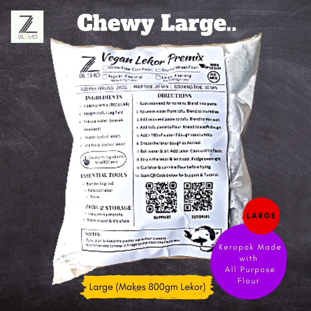 Premix Vegan Vegetarian Keropok Lekor Snack Fish Stick Gluten Free ...